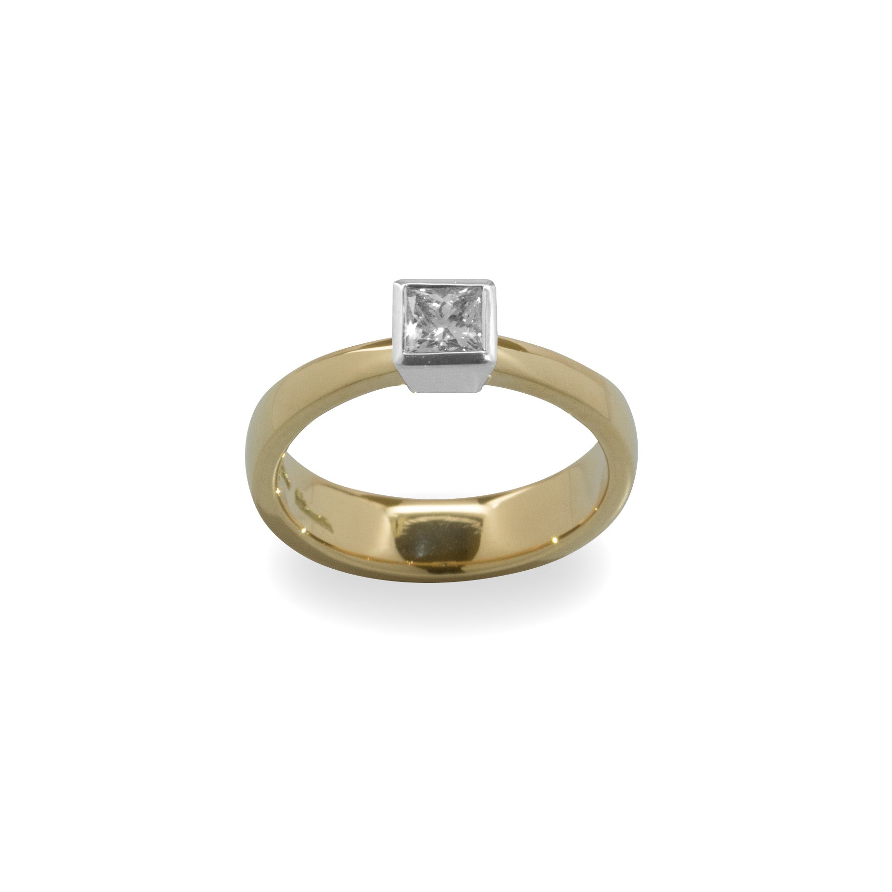 Bi-Tone Diamond Ring – Jens Hansen