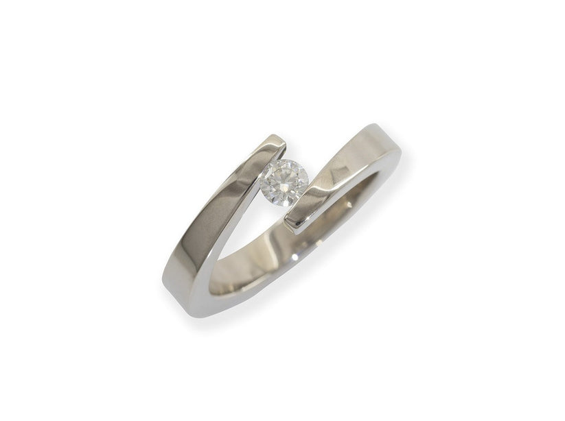 JW374 Diamond Ring, Platinum – Jens Hansen