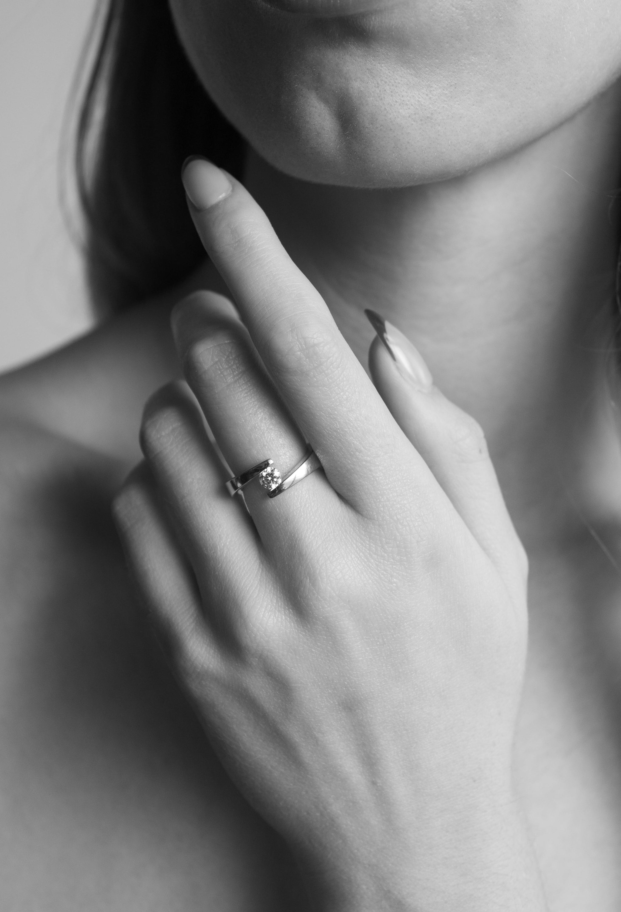 JW374 Diamond Ring, Platinum – Jens Hansen