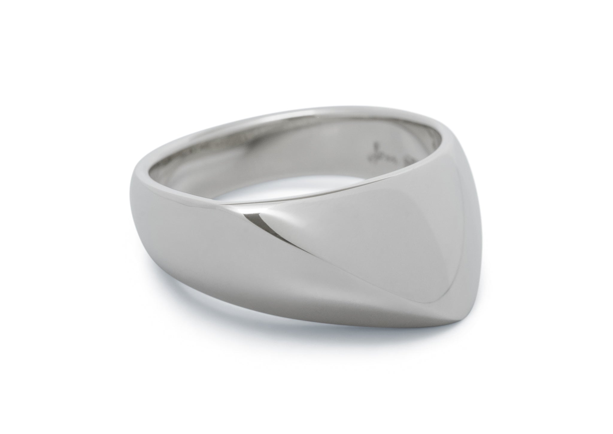 Diagonal Dome Ring, Sterling Silver – Jens Hansen