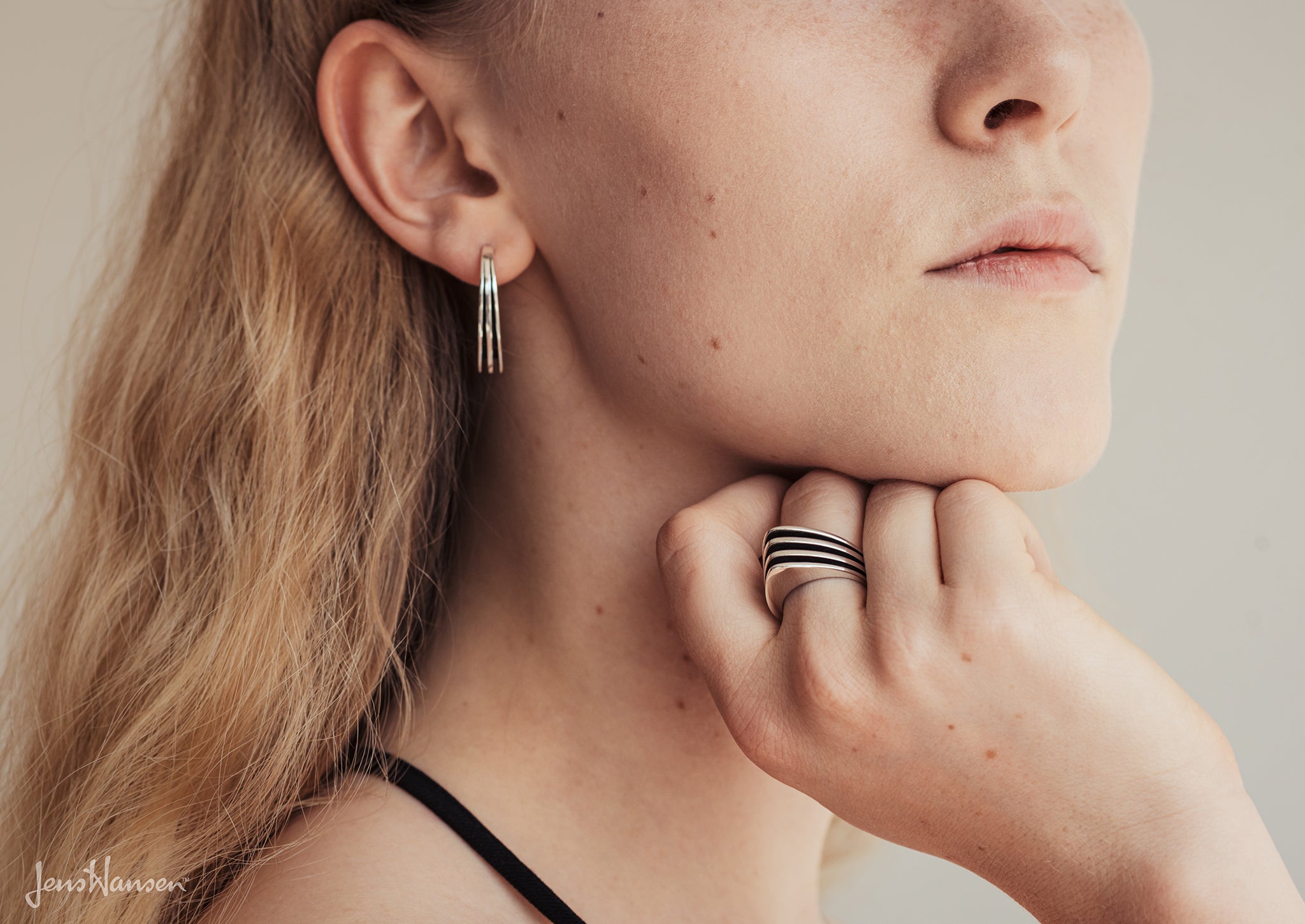 Original "Sydney Fin" Ring, Sterling Silver – Jens Hansen