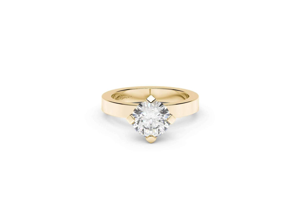 The Jens Hansen Solitaire Ring, Yellow Gold - Jens Hansen