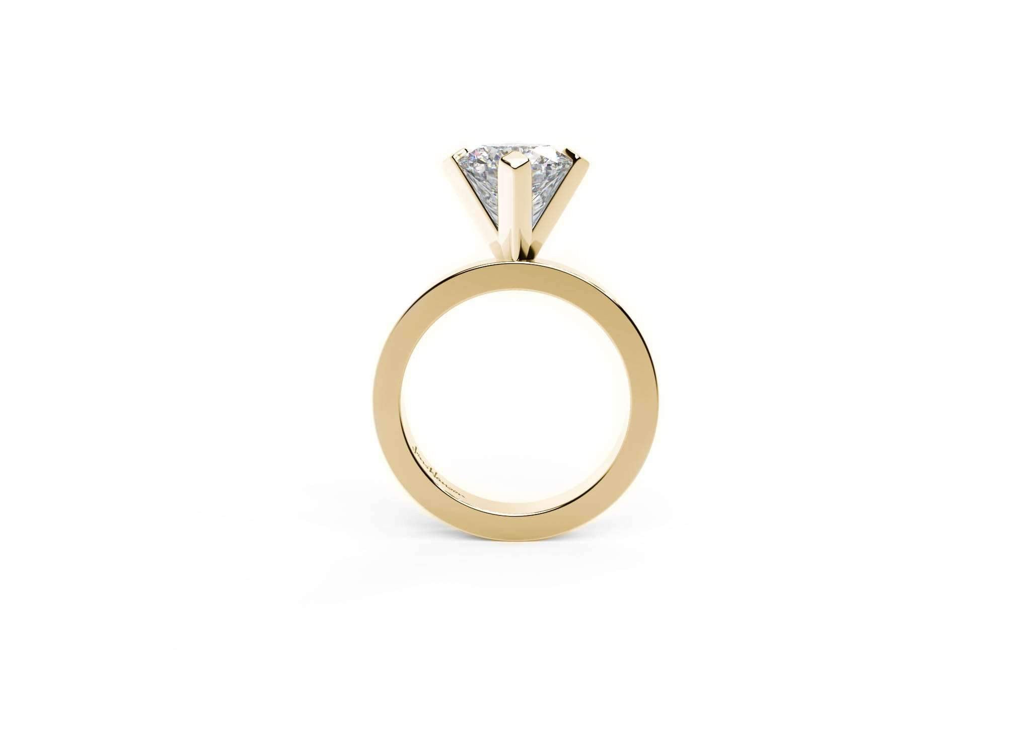 The Jens Hansen Solitaire Ring, Yellow Gold - Jens Hansen